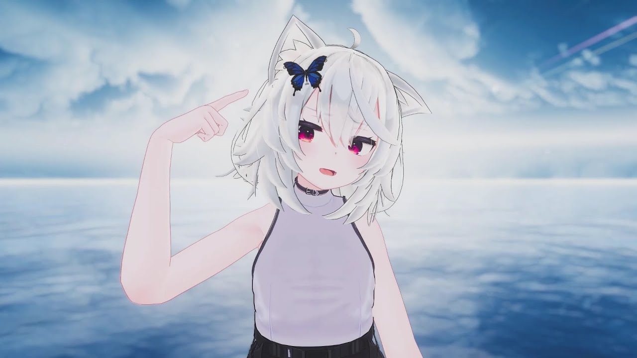 Ear motion controled by eyes tracking in VRChat - YouTube