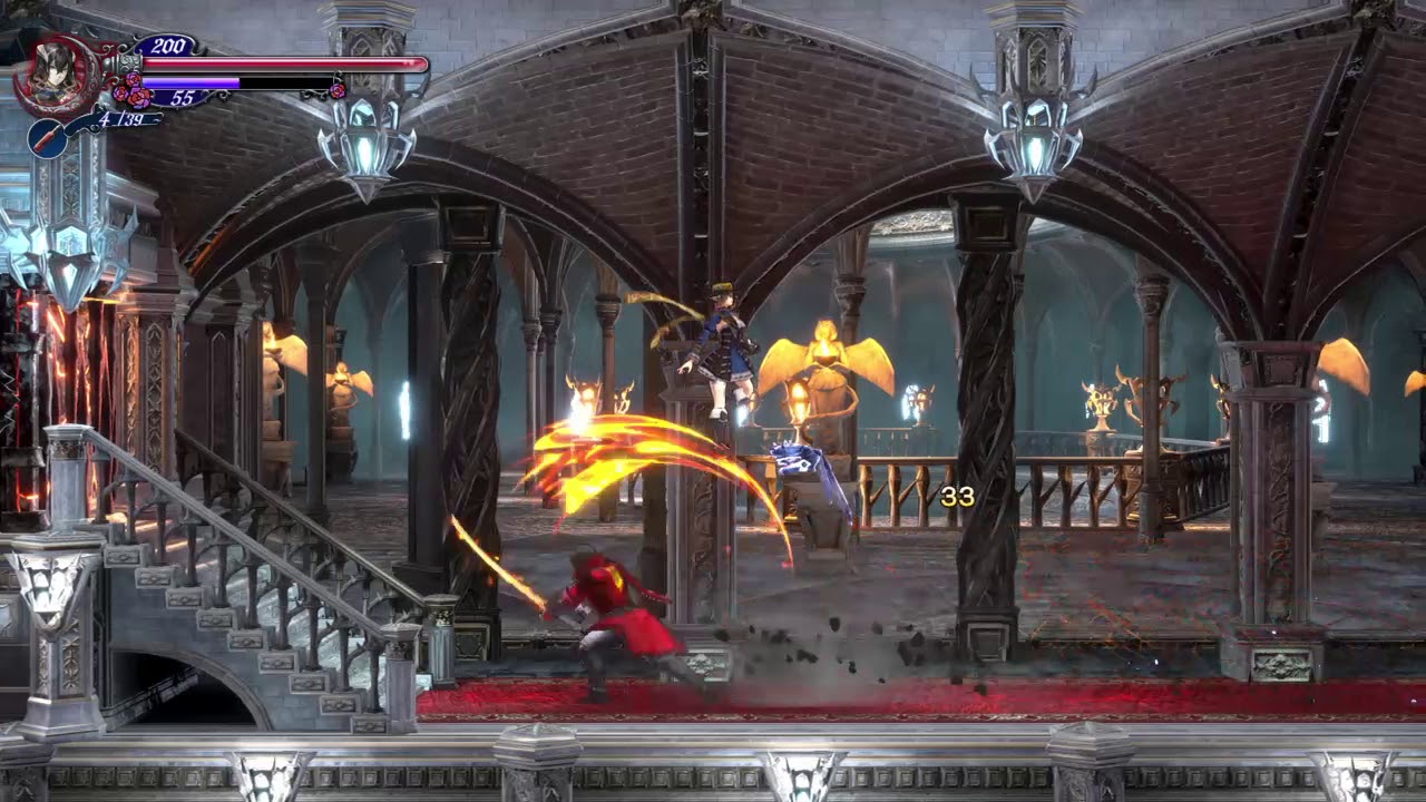Bloodstained: Ritual of the Night: Zangetsu Boss Fight (No Damage ...