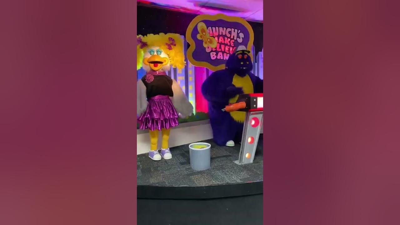 Chuck E Cheese Munch Jr Animatronic Working At Pineville Nc Youtube