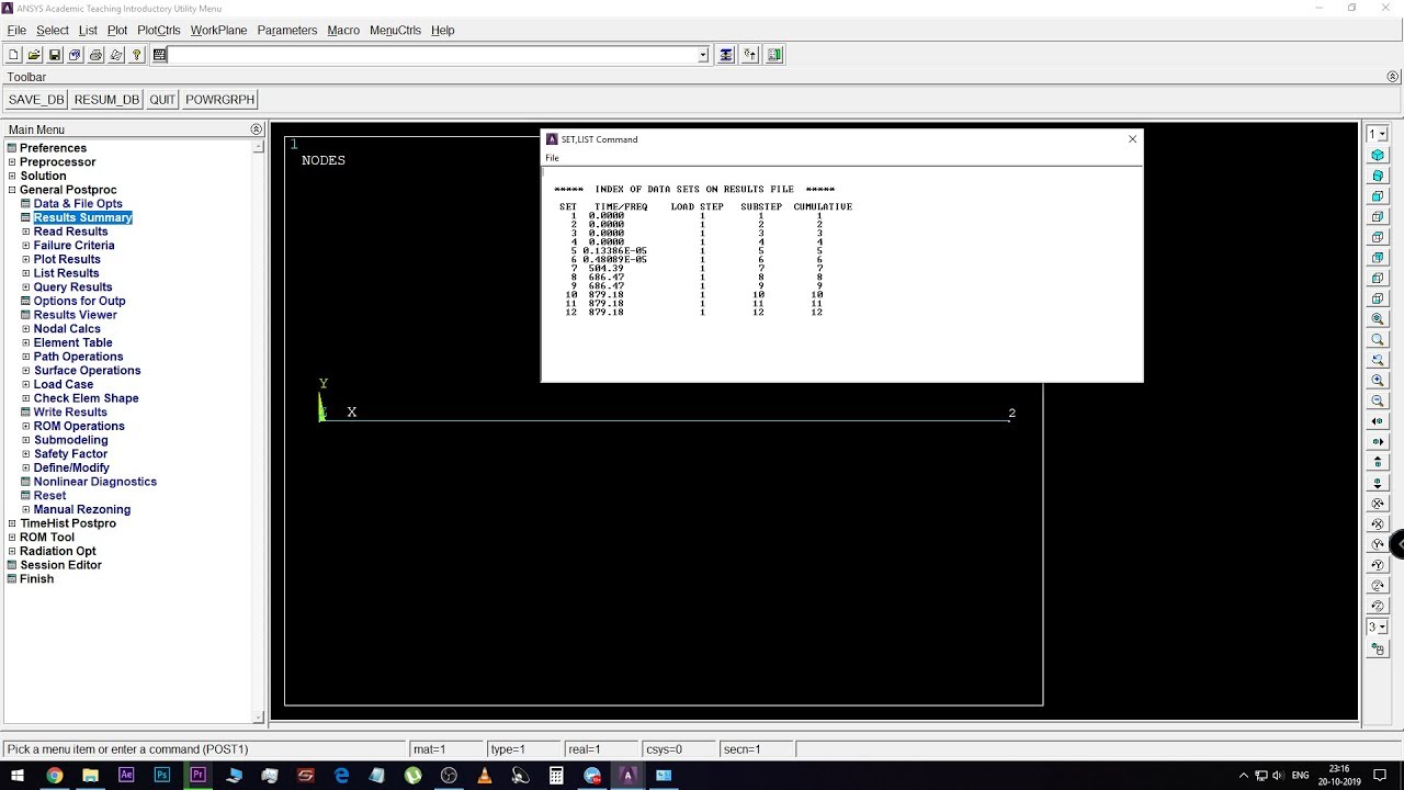 Tamil Modal Analysis Of Cantilever Beam ANSYS APDL Mechanical tamil-modal-analysis-of-cantilever-beam-ansys-apdl-mechanical