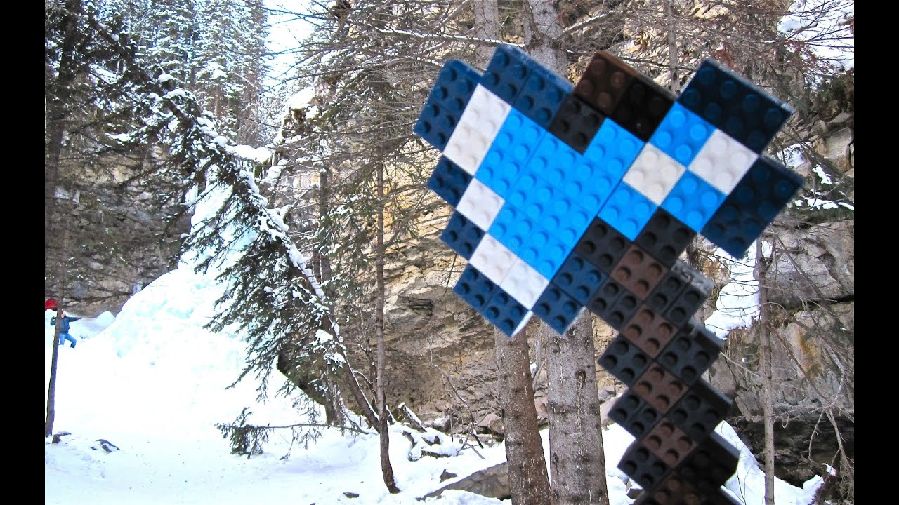 LEGO Diamond Axe - Minecraft - YouTube