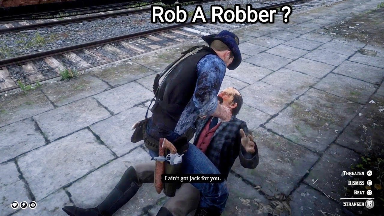 What Happens If You Rob A Robber In RDR2 - Red Dead Redemption 2 - YouTube