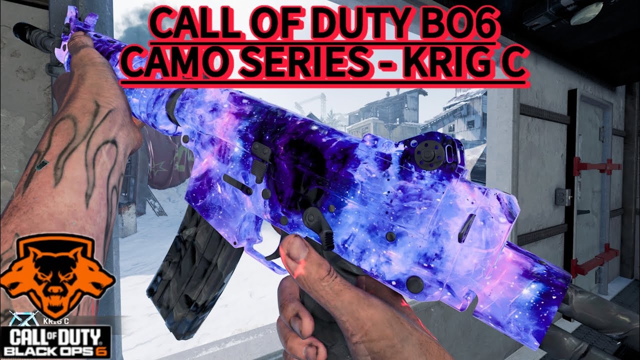Call Of Duty BO6 camo series EP-41 - KRIG C - YouTube