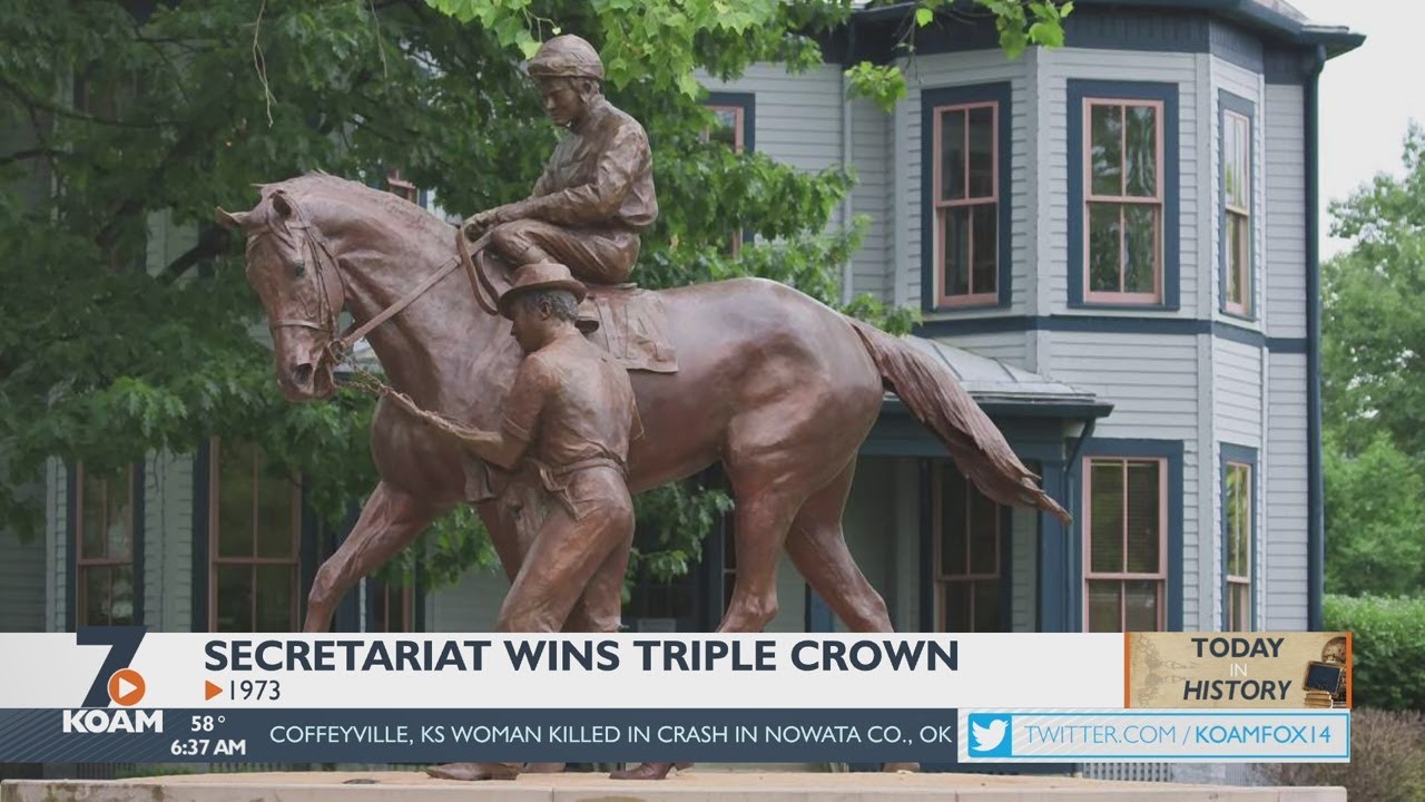 Today in History: Secretariat Wins the Triple Crown (06-09-2022) - YouTube