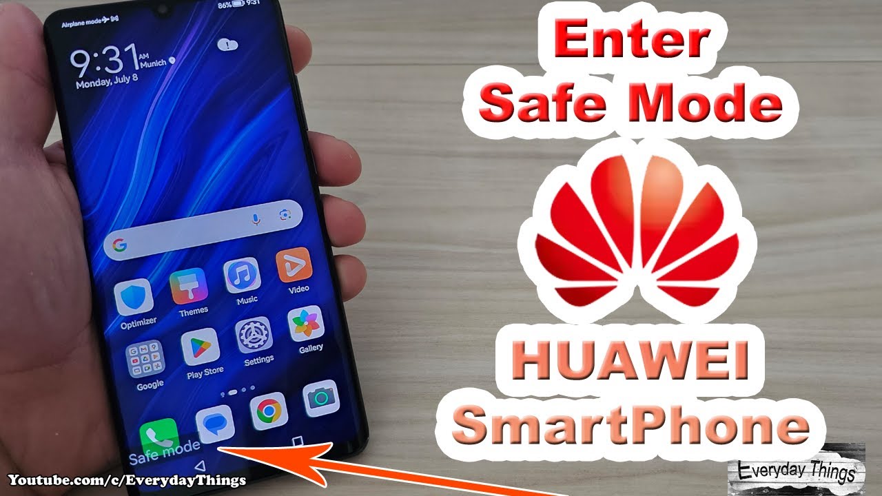How to Enter Safe Mode in Huawei Phone Easily - YouTube