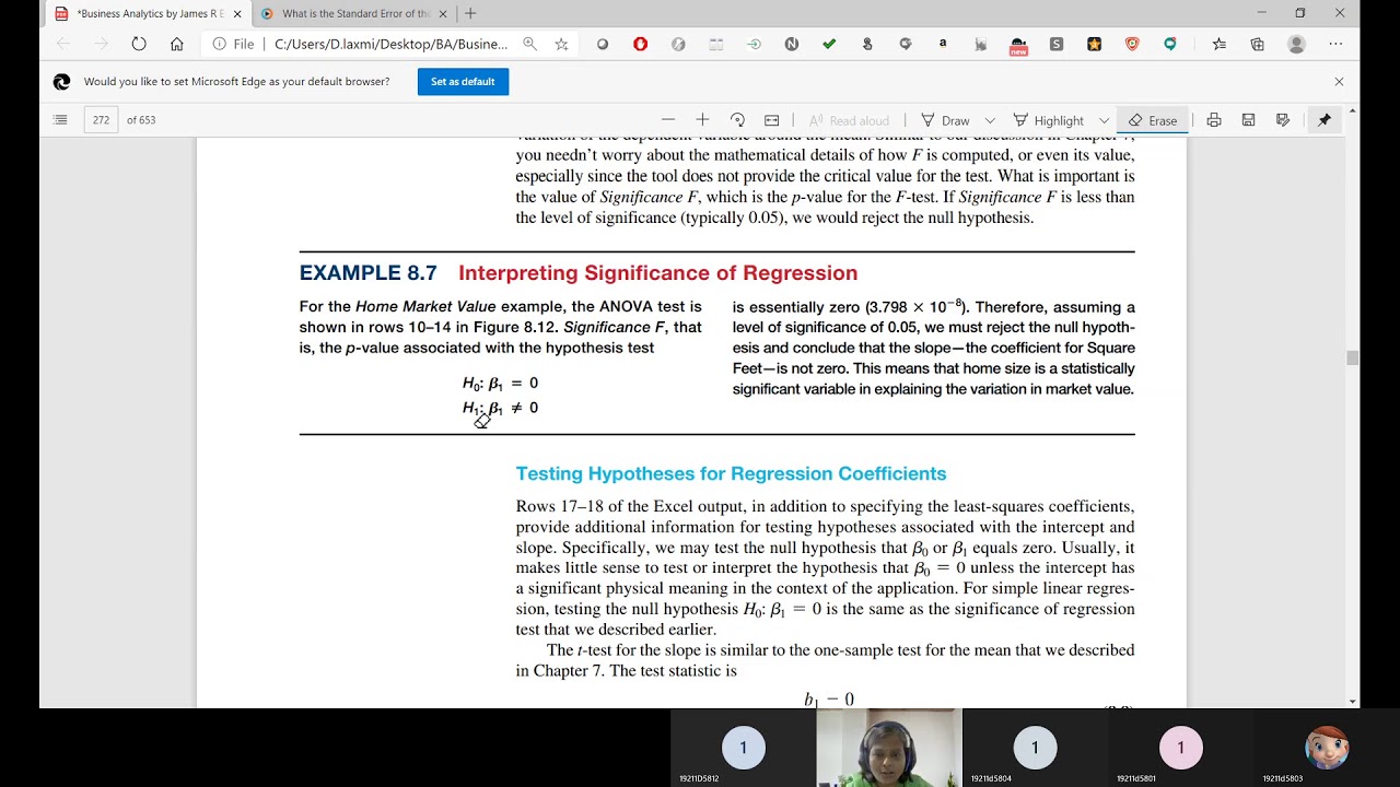 Model Validation Metrics of Linear Regression - YouTube