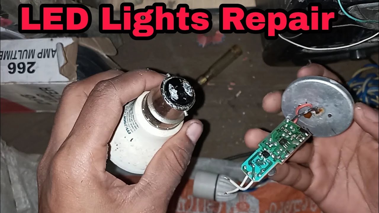 LED Lights Repair || How to Repair LED Bulb - YouTube