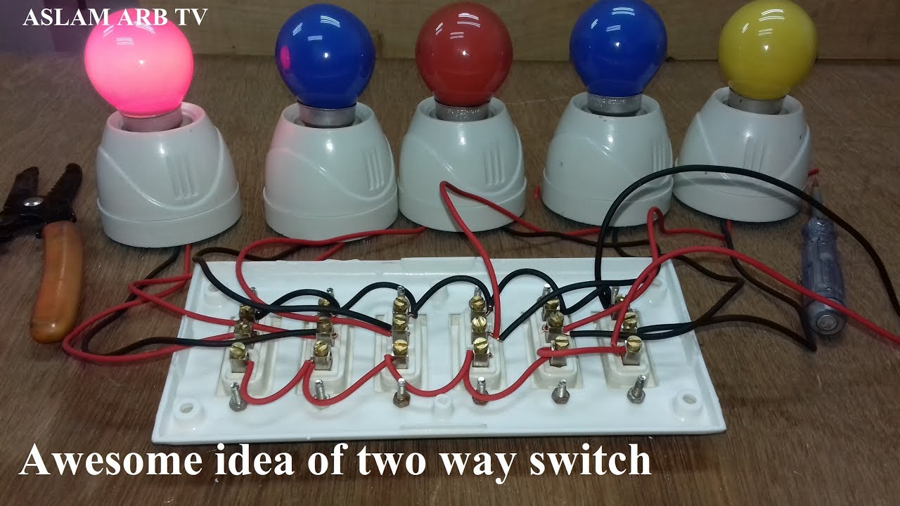 Awesome Idea of two way switch টুওয়ে সুইচ দিয়ে দারুন আইডিয়া - YouTube