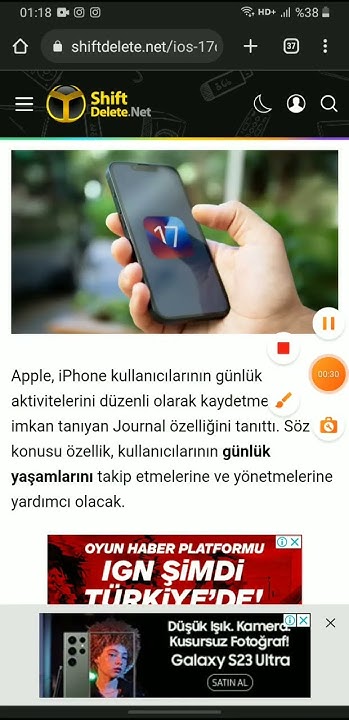 Shortvideo Ios17 Dijitalgünlük Journal Youtube