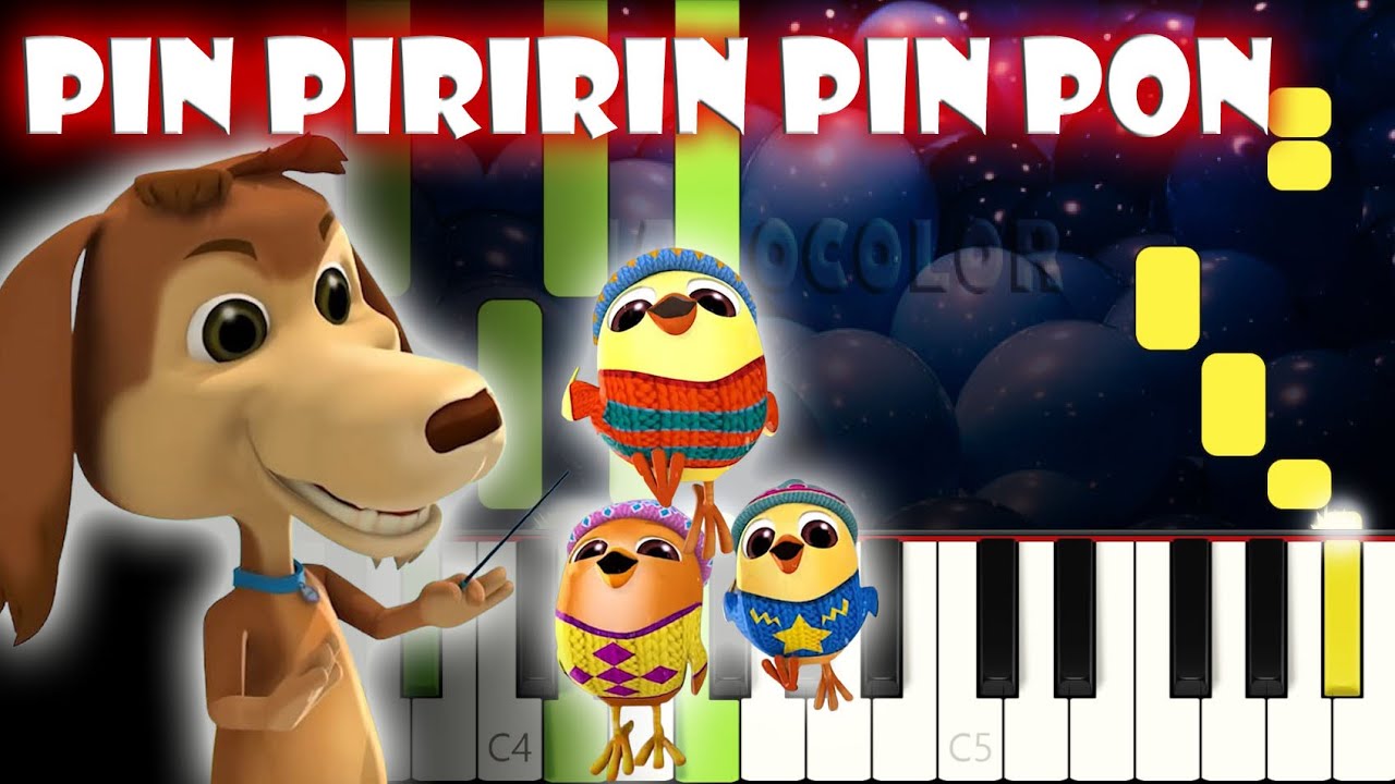 Pin Piririn Pin Pon | Piano Cover | Tutorial | Karaoke - YouTube