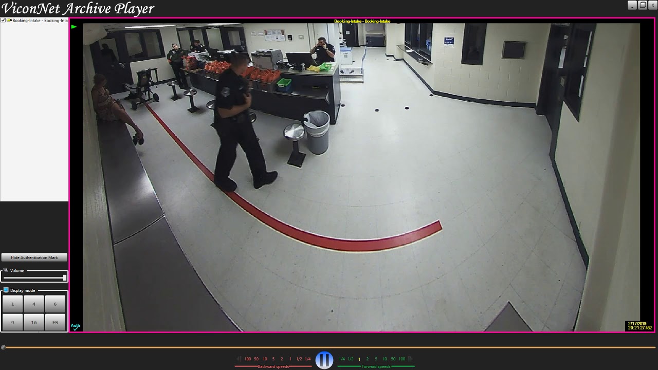 Jail Intake Video: Suspect hospitalized for ingesting drugs during ...