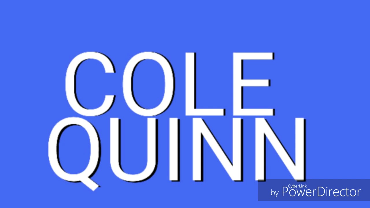 Cole Quinn Custom Entrance Video - YouTube
