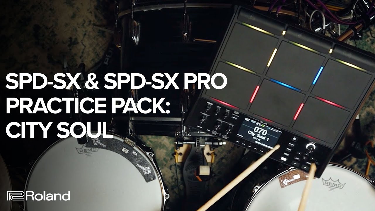 Roland SPD-SX and SPD-SX PRO Practice Pack: City Soul Sound Demos - YouTube