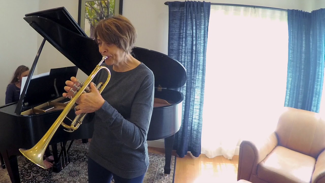 Sonata-Paul Hindemith, 1. Mit Kraft. Barbara Hull, trumpet. Gretchen ...