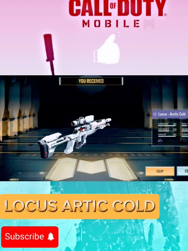 NEW BATTLE PASS SEASON5 DIGITAL DUSK LOCUS ARTIC COLD SKIN #codmobile # ...