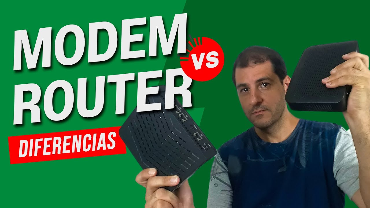 Modem vs Router ¿Es lo mismo? Estas son las diferencias - YouTube