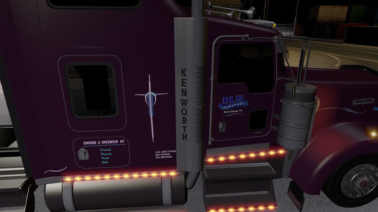 American Truck Simulator Jake Smith DLS Transport KW w900 - YouTube