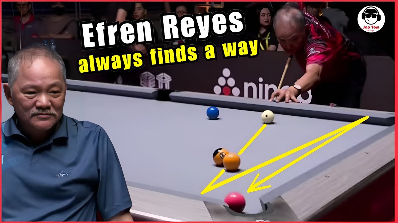 Efren Reyes always finds a way - YouTube