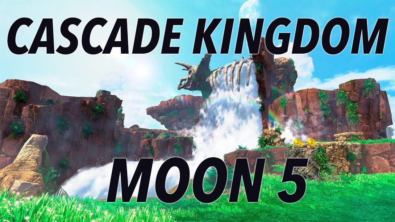[Super Mario Odyssey] Cascade Kingdom - Power Moon 05 - YouTube
