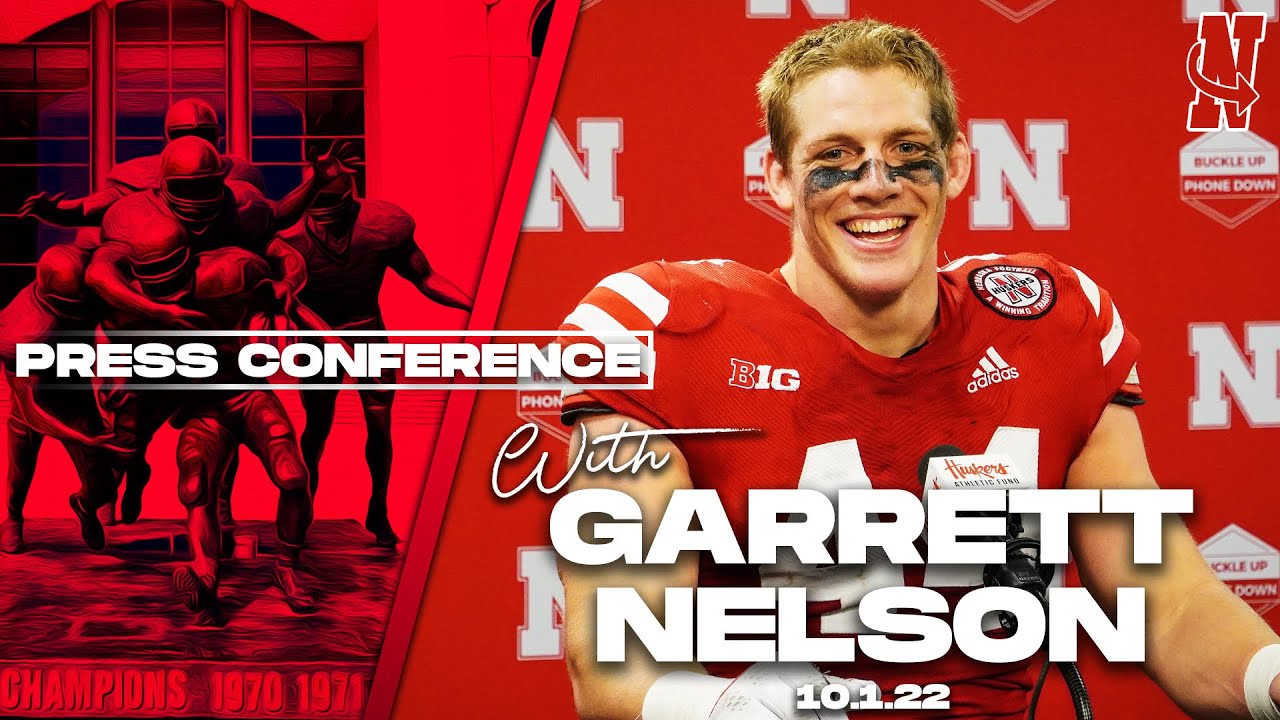 Nebraska Football: Garrett Nelson talks defensive improvement - YouTube