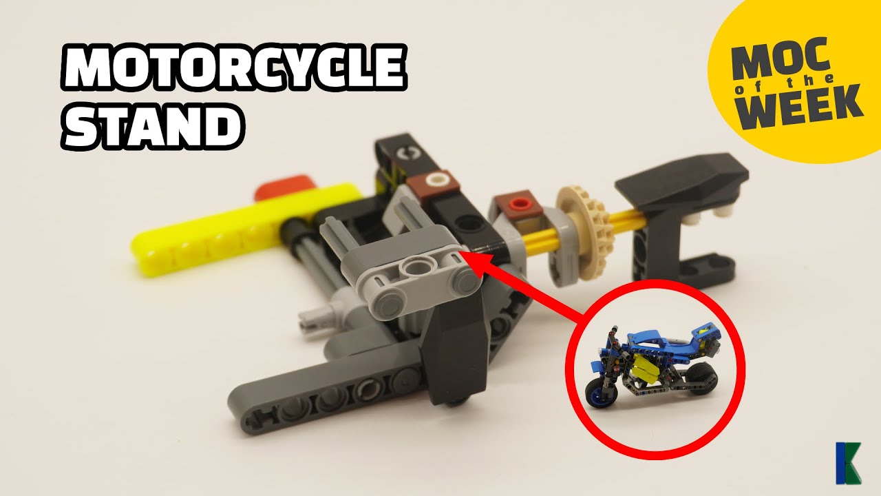 LEGO® Technic Motorcycle Stand | MOC by @Klemmbau Speed Build | 42164 ...