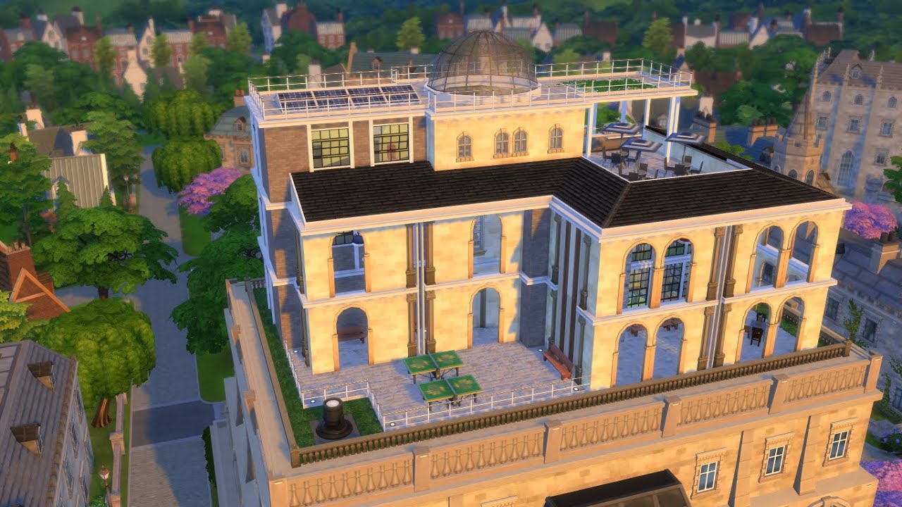 The Sims 4 | Student Housing Build - The New Drake Hall - YouTube