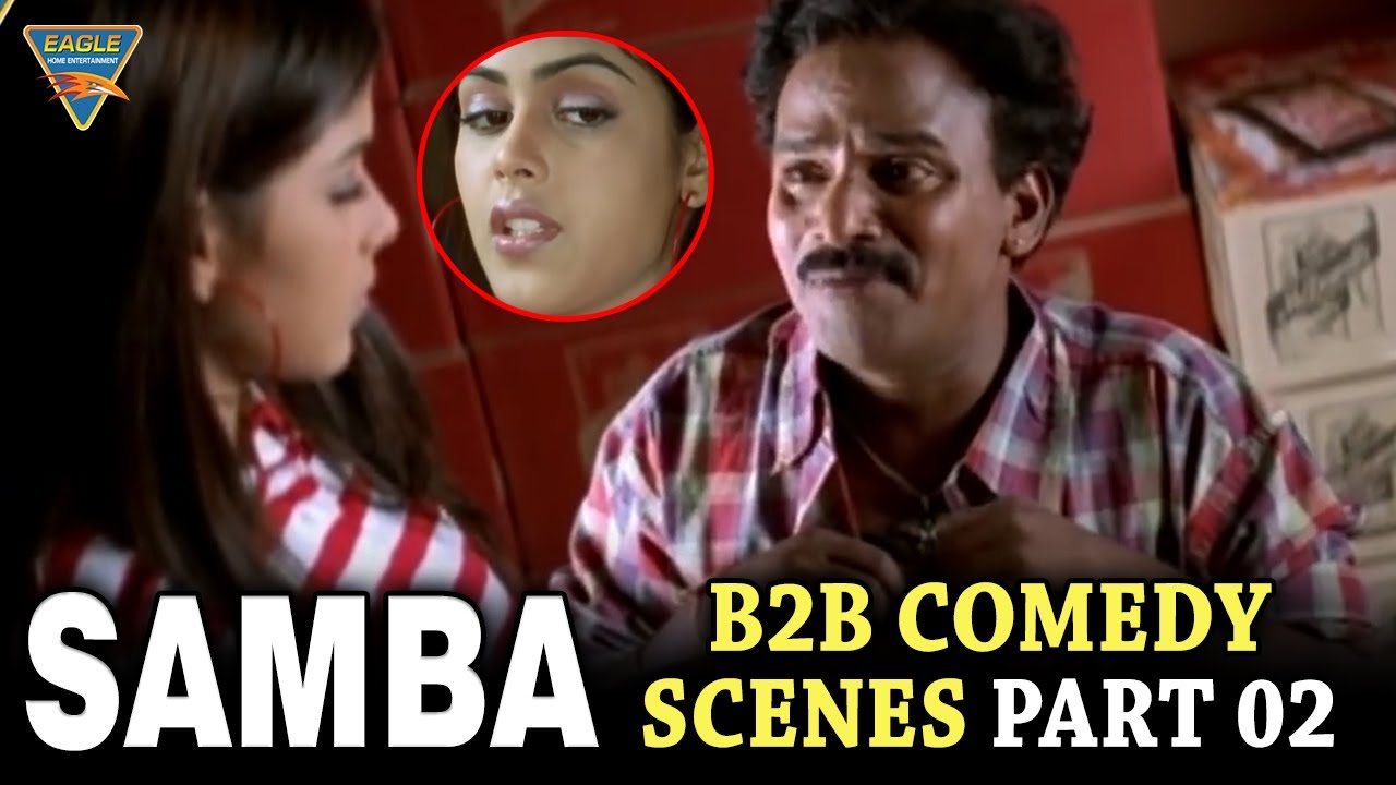 Samba Hindi Dubbed Movie Back To Back Comedy Scenes Part 02 || Jr. NTR ...