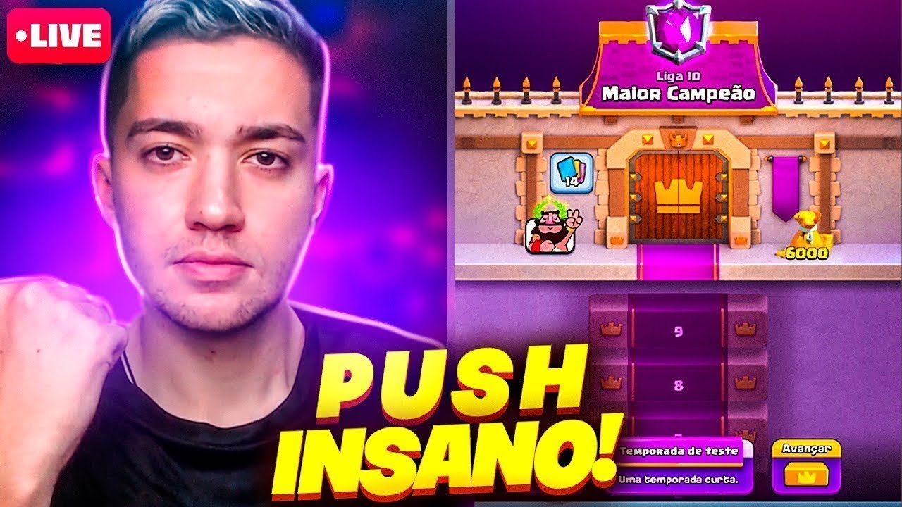 PUSH NO FINAL DE TEMPORADA! RUMO AO TOP 200 DO MUNDO - Clash ao vivo ...
