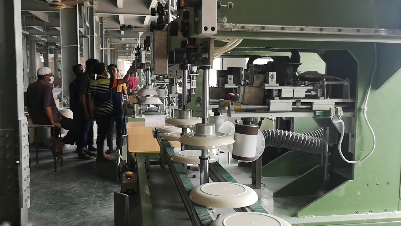 High Speed Full Automatic Melamine Dinnerware Polishing Machine From ...
