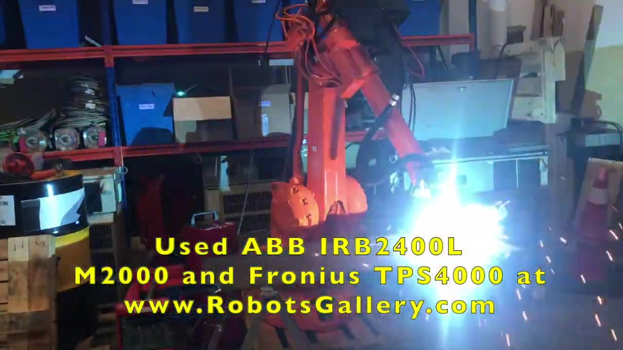 Used ABB IRB 2400L+Fronius TPS4000 - YouTube