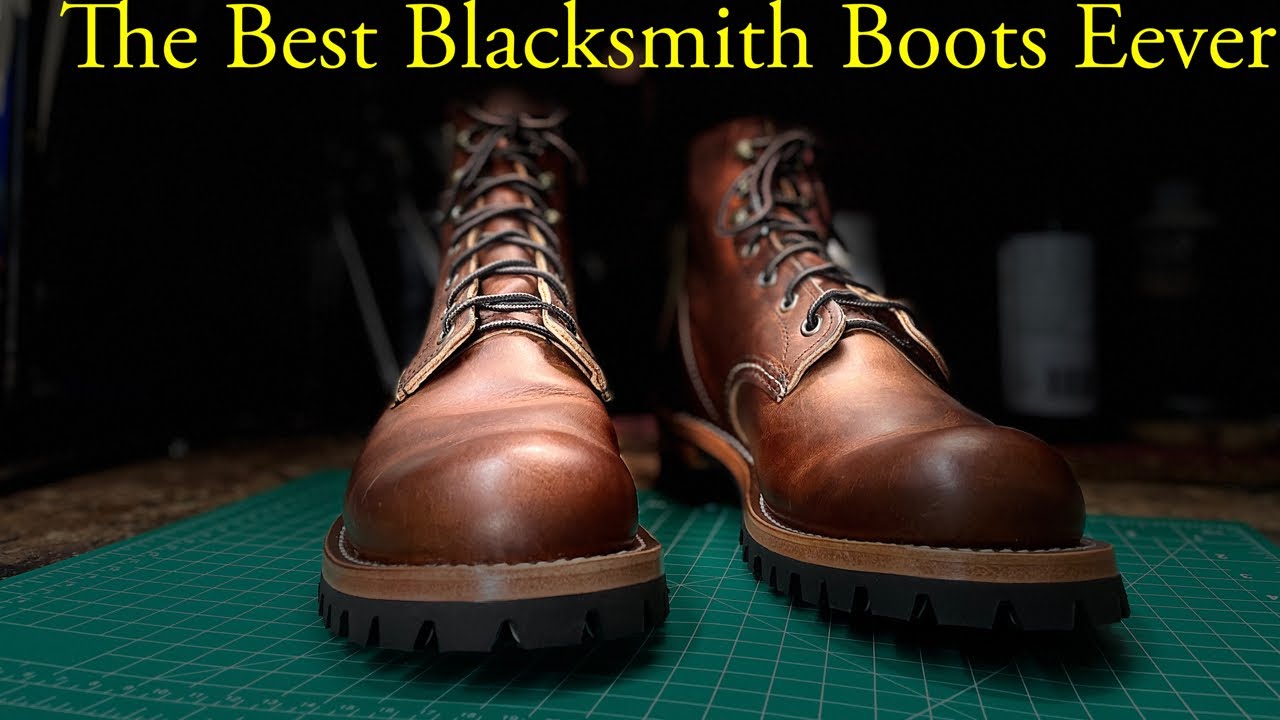 Red wing Blacksmith Turned in to A Logger Boots/ blacksmith Boots ...