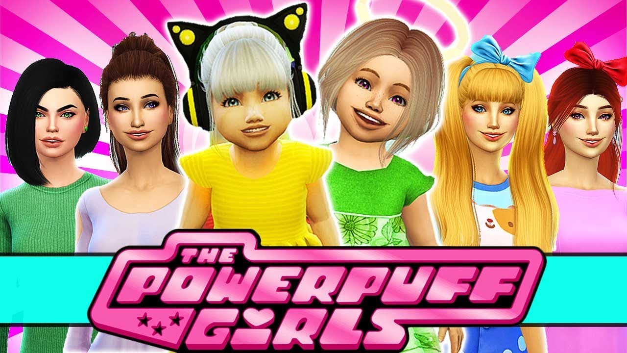 💙💚💗POWERPUFF GIRL TWINS💗💚💙 The Sims 4 Powerpuff Girls: Power of Four ...