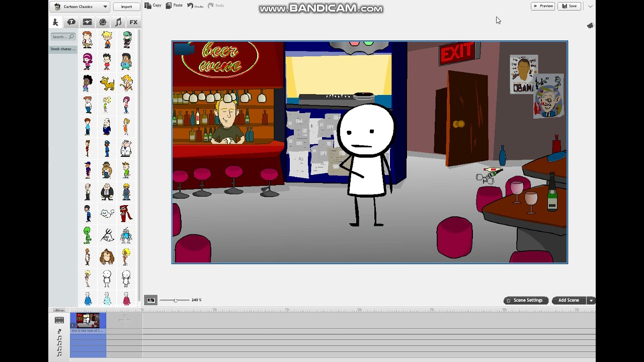 GoAnimate Retro testing - YouTube