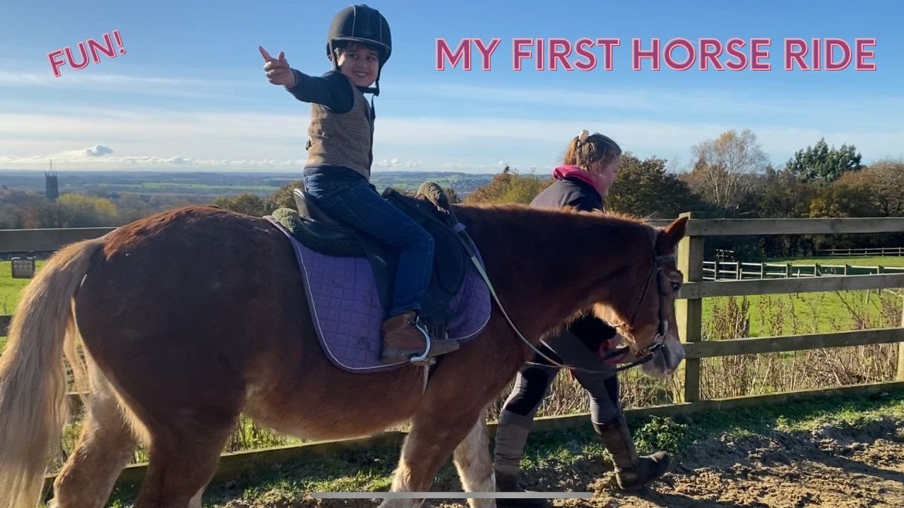 HORSE Riding for the first time| Ride with me | - YouTube