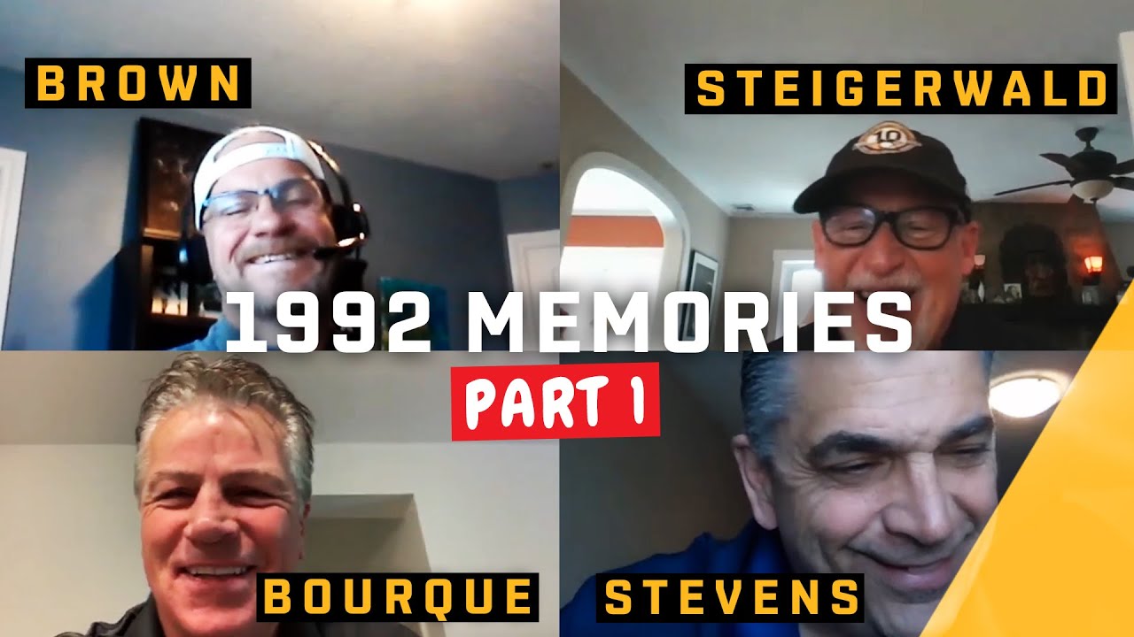 1992 Stanley Cup Memories, Pt. 1: Phil Bourque, Rob Brown, and Kevin ...