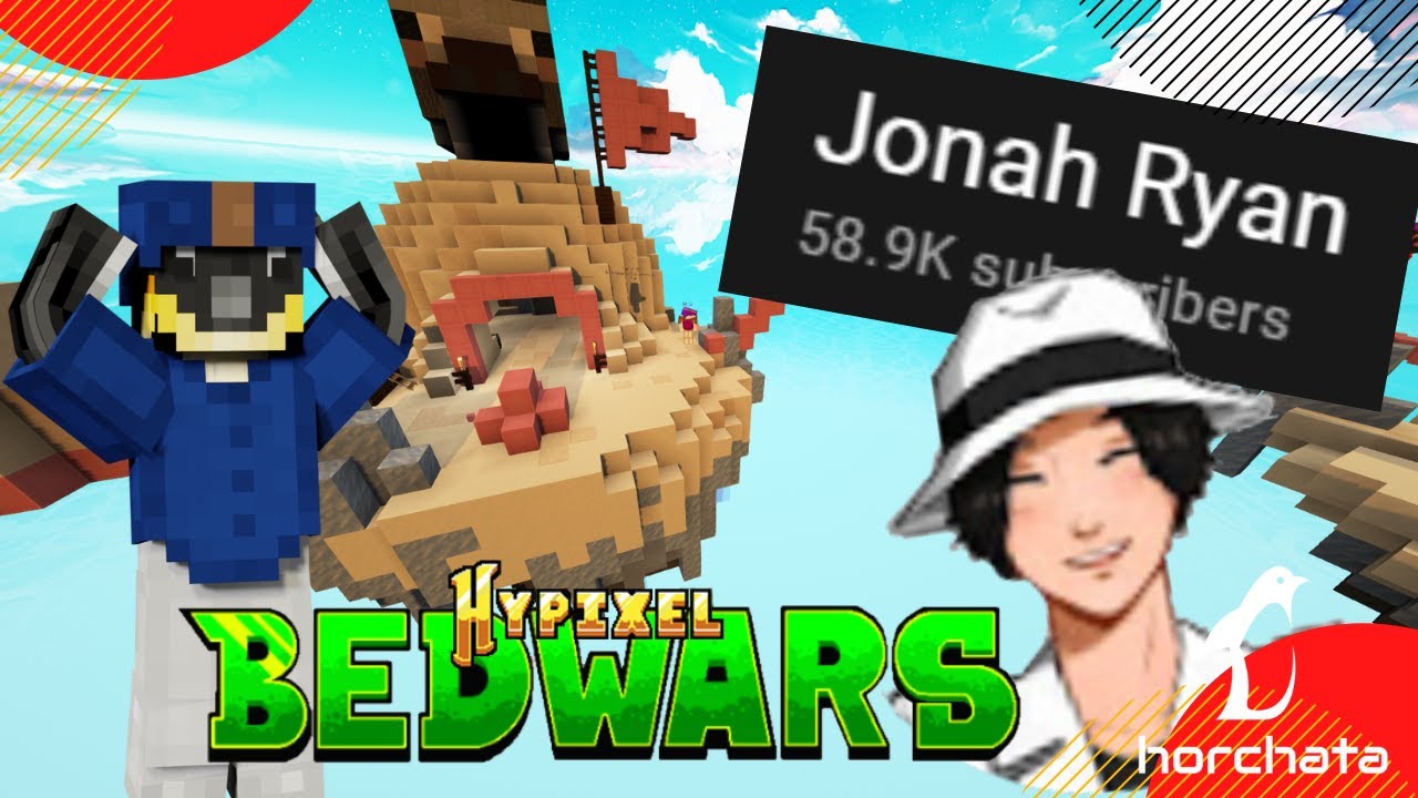 Minecraft BedWars, BUT Jonah Ryan raids my stream! - YouTube