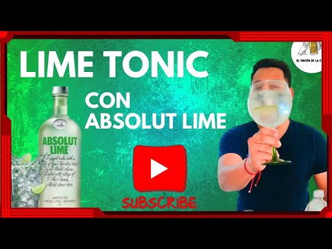 🛑LIME TONIC - Con Absolut Lime. 🍋 - YouTube