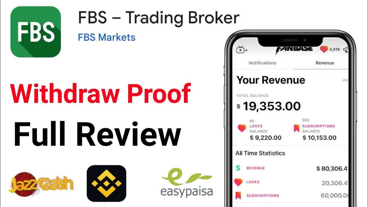 FBS Trading Broker Live Withdraw Proof onlineearning app ...