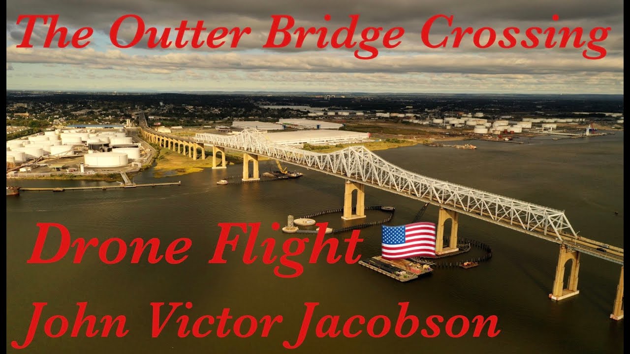 The Outer Bridge Crossing Drone Flight - YouTube