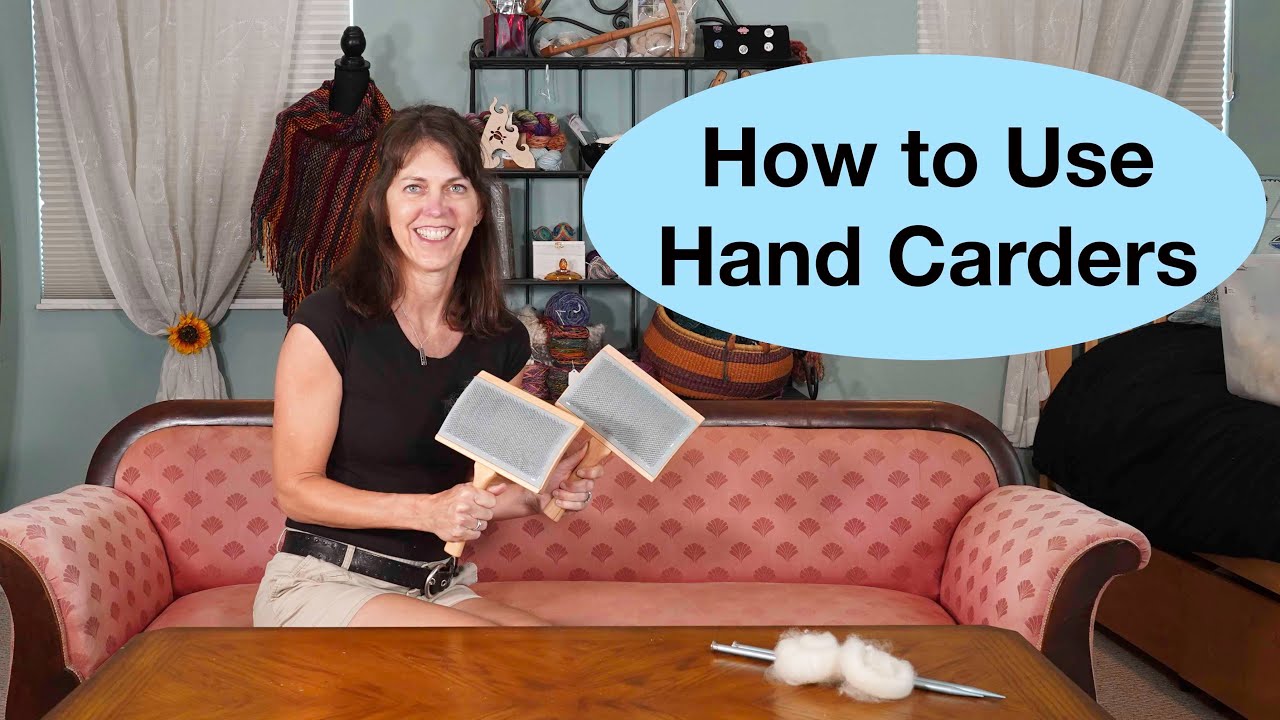 How to Use Hand Carders to Prep Fiber for Spinning - YouTube