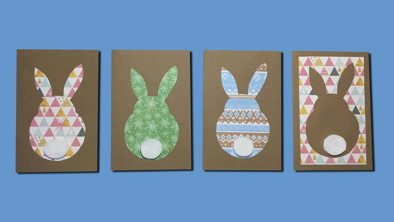 How to make an Easter Bunny card | DIY Easter - YouTube