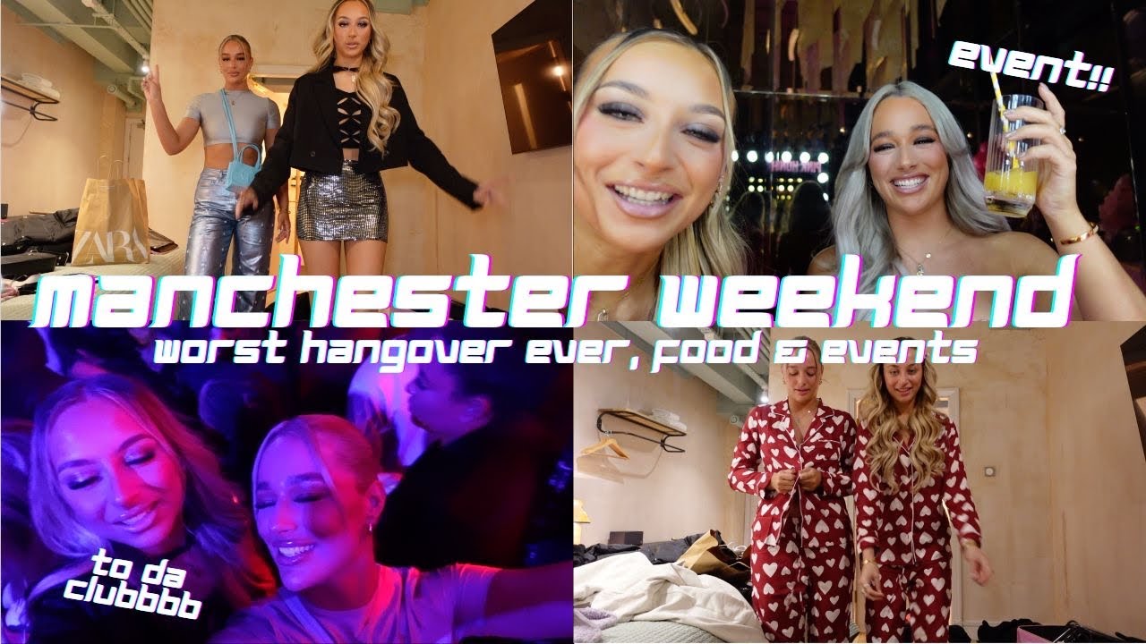 bestie weekend in manchester woo 🥳🕺🏻 | night out, food & event yay ...