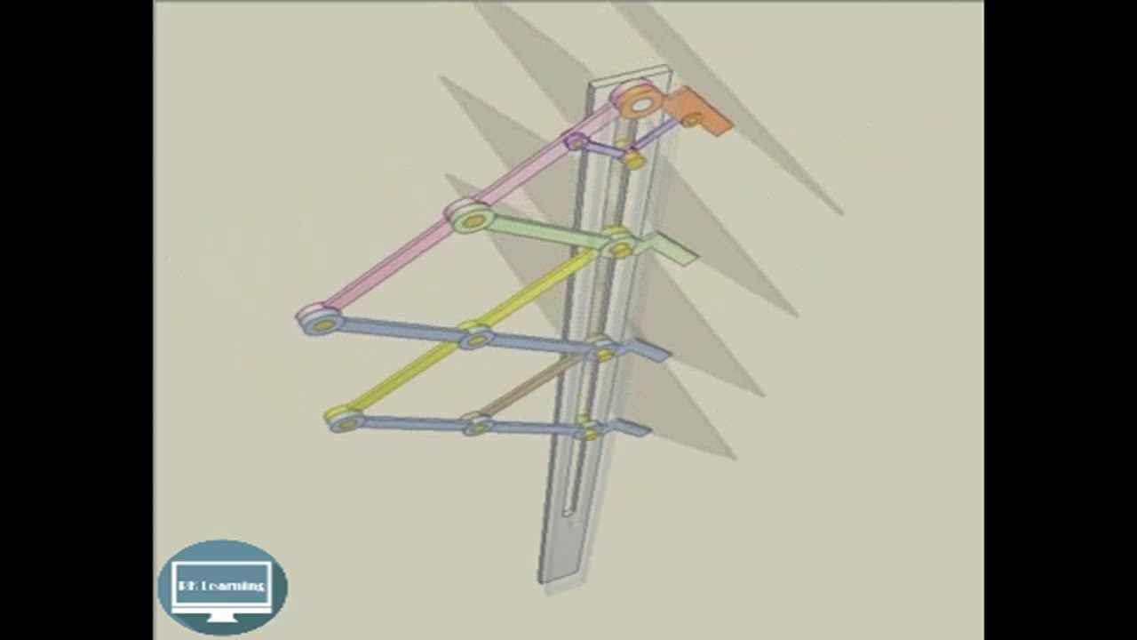 Slat window mechanism 1 new - YouTube