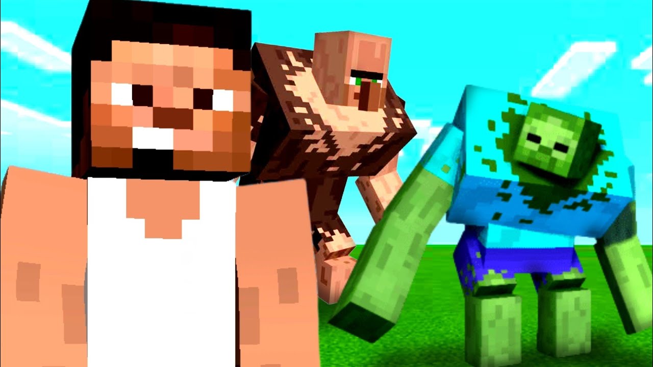 Mutant Zombie vs Mutant Villager! - YouTube
