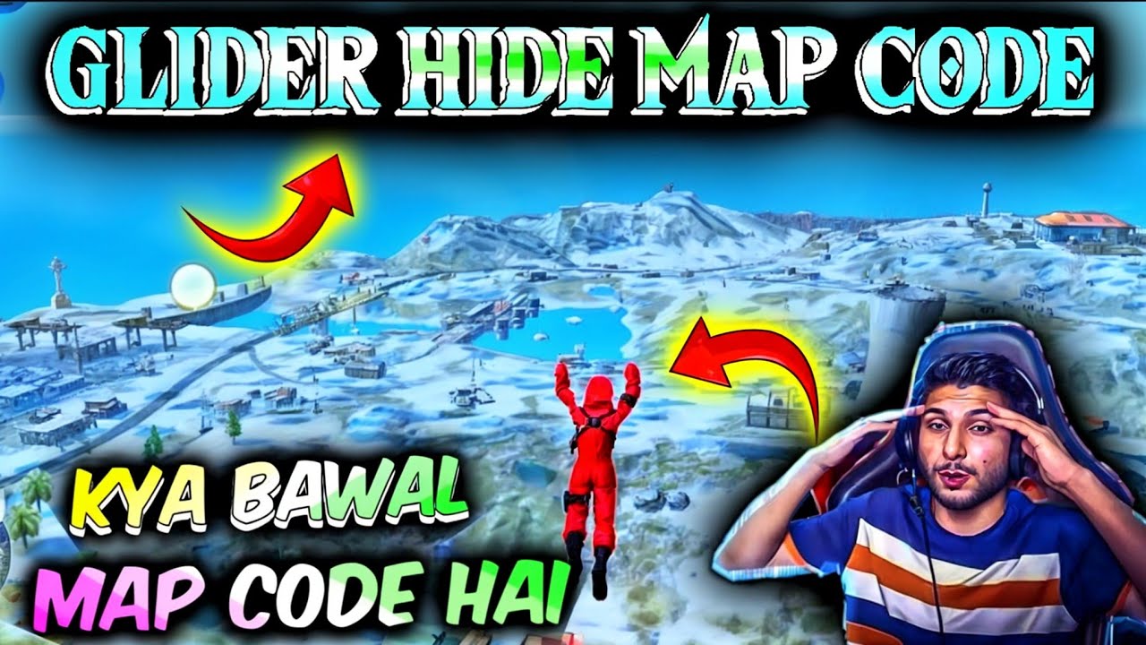 Glider 🪂 Hide New Map 🗺️ Code‼️ Free Fire New Map Code ‼️ Garena Free Fire ‼️ New Craftland Map ...