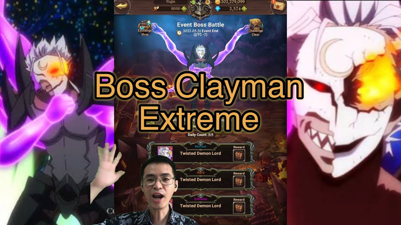 Demon Lord Clayman 7DS The Seven Deadly Sins Grand Cross SDSGC - YouTube