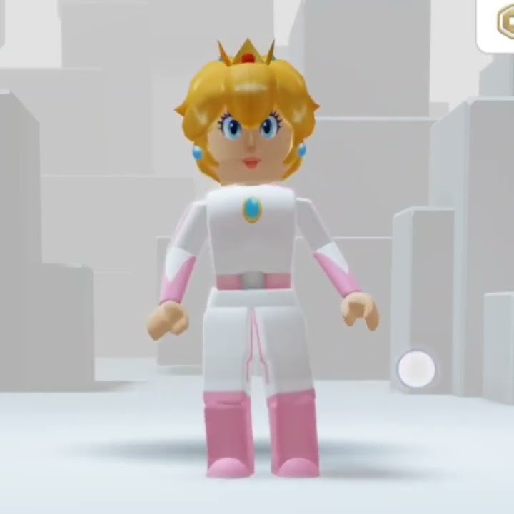 Roblox Princess Peach in Mario Kart Outfit - YouTube