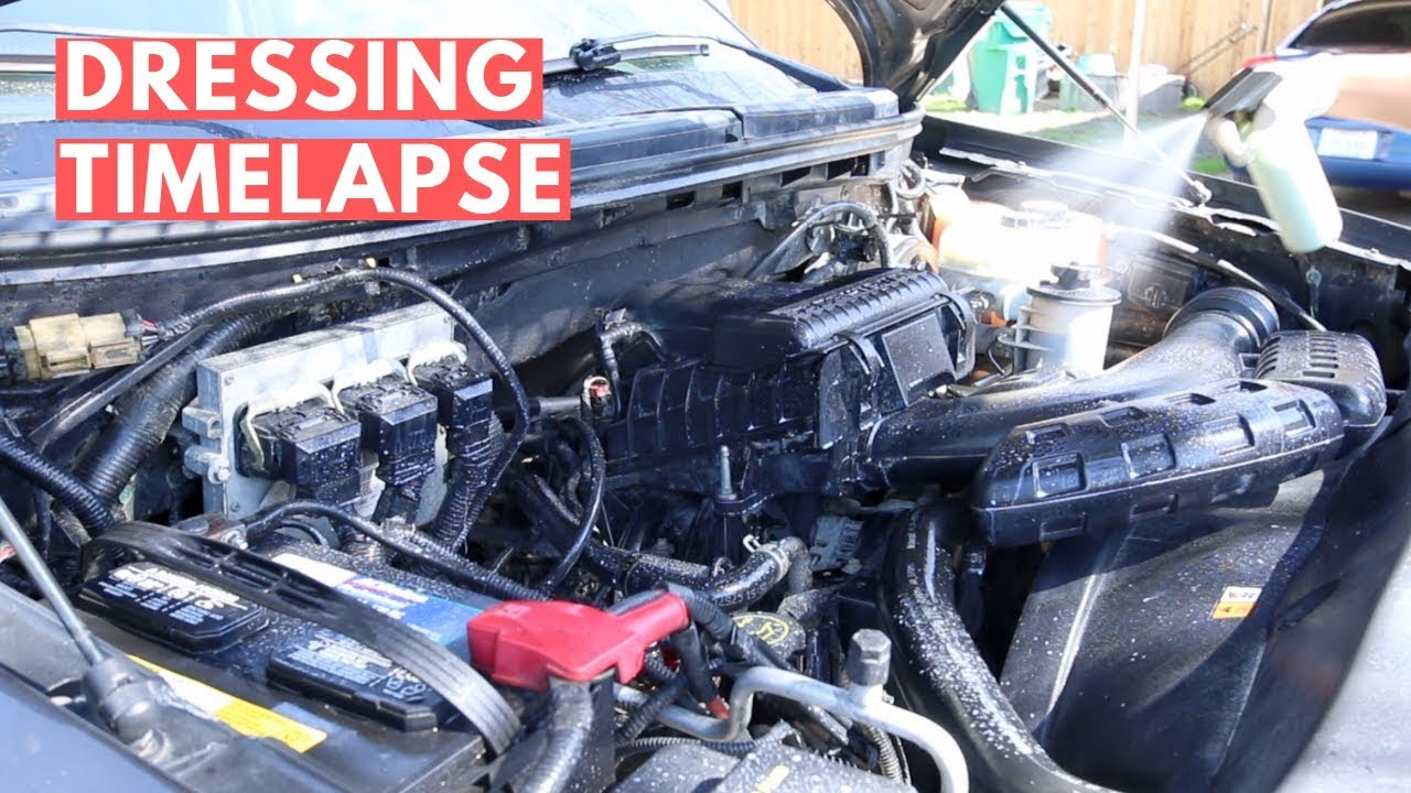Dressing Engine Bay Timelapse - YouTube
