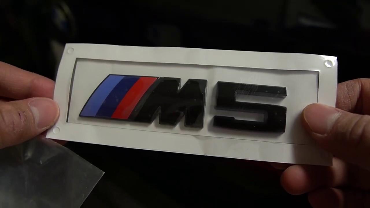 Replacing the M5 Badge! How to Guide - YouTube