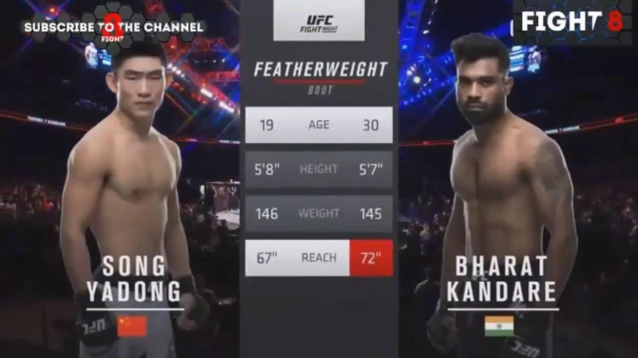 ufc fight first indain ultimate fighting championship fighter bharat ...